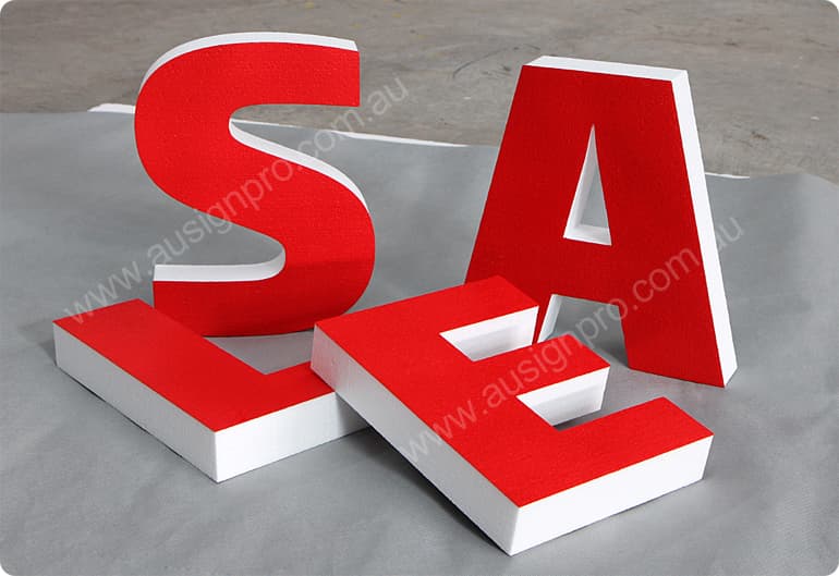 foam letters, styrofoam letters,eps foam letters,free standing letters ...
