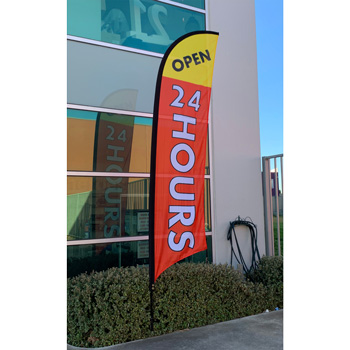 Open Sign Flags: Feather, Teardrop and Banner Flags for Your Business